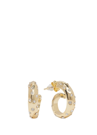 Beymen Collection Kadın Taş Detaylı Sarmal Küpe Altın Rengi EU Beymen Collection Kadın Taş Detaylı Sarmal Küpe Altın Rengi EU