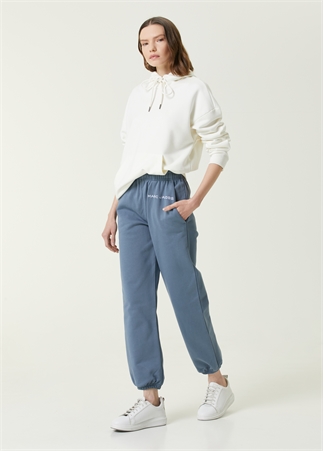 Marc Jacobs (The) Kadın Mavi Logolu Jogger Eşofman Altı S EU Marc Jacobs (The) Kadın Mavi Logolu Jogger Eşofman Altı S EU
