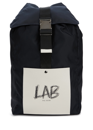 Palzileri Lab Erkek Lacivert Logolu Sırt Çantası EU Palzileri Lab Erkek Lacivert Logolu Sırt Çantası EU