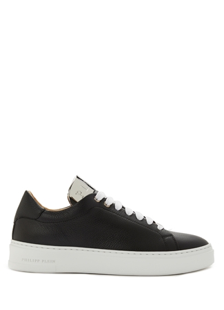 Philipp Plein Erkek Siyah Logolu Deri Sneaker 42 EU Philipp Plein Erkek Siyah Logolu Deri Sneaker 42 EU