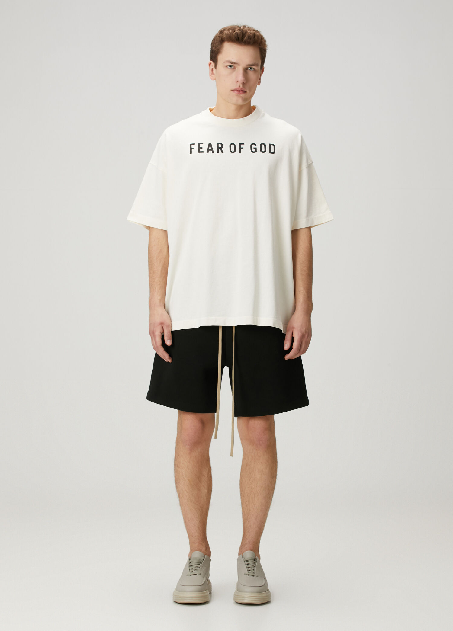 Fear Of God - Siyah Beli Kordonlu Bermuda - Siyah