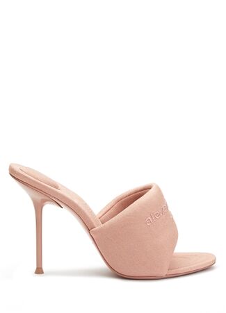 Alexander Wang Kadın Pembe Logo Nakışlı Terlik 36.5 Eu