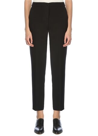 Emporio Armani Kadın Siyah Cigarette Pantolon 42 IT