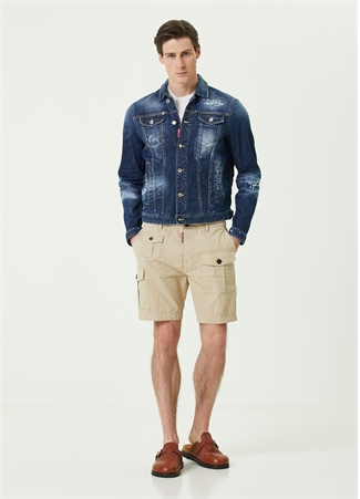 Dsquared2 Erkek Super Light Bej Kargo Bermuda 46 It Dsquared2 Erkek Super Light Bej Kargo Bermuda 46 It
