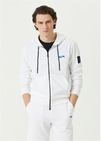 Knt Erkek Sweatshirt Beyaz M Eu