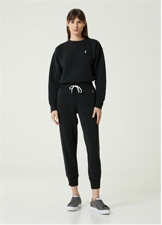 Polo Ralph Lauren Kadın Relaxed Fit Siyah Eşofman Altı M EU