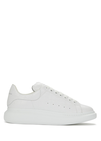 Alexander McQueen Erkek Oversize Beyaz Logolu Deri Sneaker 42 EU Alexander McQueen Erkek Oversize Beyaz Logolu Deri Sneaker 42 EU