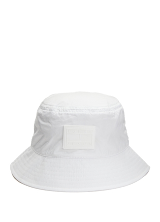 Tommy Hilfiger Kadın Spring Beyaz Logo Patchli Bucket Şapka Eu Tommy Hilfiger Kadın Spring Beyaz Logo Patchli Bucket Şapka Eu