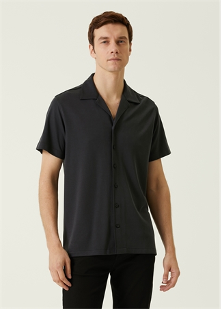 Academia Erkek Antrasit Polo Yaka T-shirt Gri S EU Academia Erkek Antrasit Polo Yaka T-shirt Gri S EU