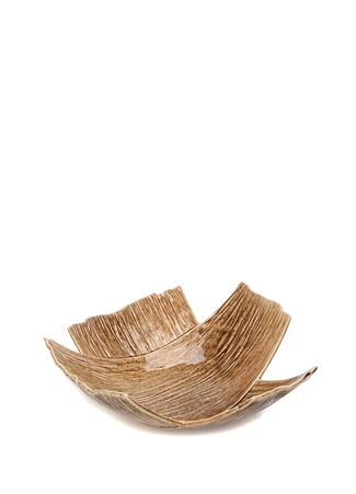 Bordallo Pinheiro Banana da Madeira Dekoratif Seramik Kase Kahverengi Bordallo Pinheiro Banana da Madeira Dekoratif Seramik Kase Kahverengi