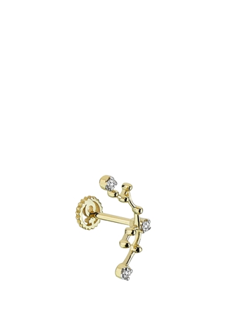 Her Story Kadın Zodyak Kova Altın Rengi Piercing EU Her Story Kadın Zodyak Kova Altın Rengi Piercing EU