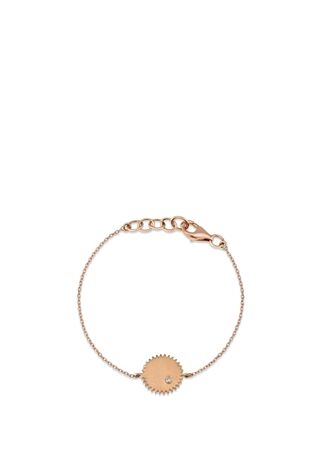 Collection-Selda Jewellery Kadın Taş Detaylı Altın Rengi Bileklik EU