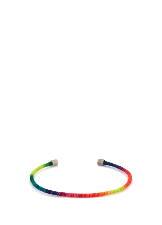 AtolyeWolf Erkek Rainbow Gümüş Rengi Bileklik Gri EU AtolyeWolf Erkek Rainbow Gümüş Rengi Bileklik Gri EU