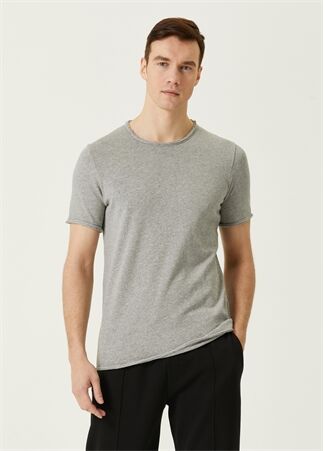 American Vintage Erkek Gri Bisiklet Yaka Basic T-shirt M EU American Vintage Erkek Gri Bisiklet Yaka Basic T-shirt M EU