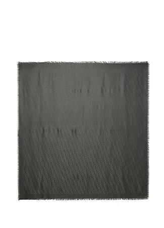 Fendi Kadın Siyah Logo Desenli Şal EU