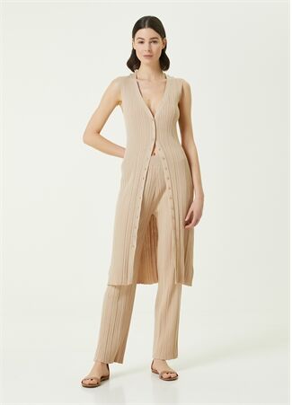 Beymen Collection Kadın Taş Triko Pantolon Gri S EU