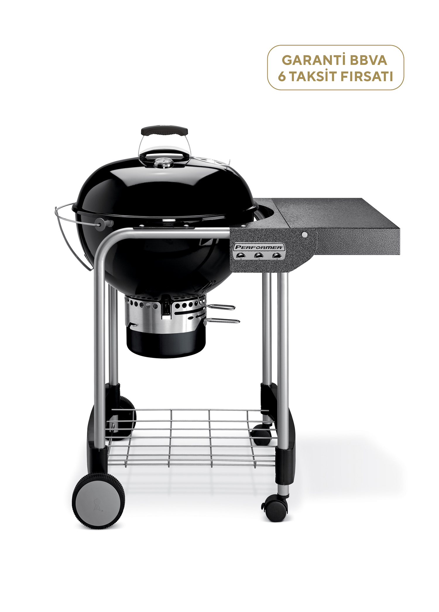 Weber - Performer GBS Black Gourmet Charcoal BBQ