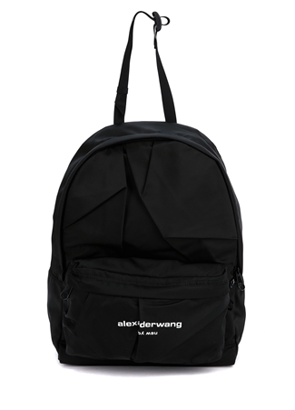 Alexander Wang Kadın Siyah Logolu Sırt Çantası EU Alexander Wang Kadın Siyah Logolu Sırt Çantası EU