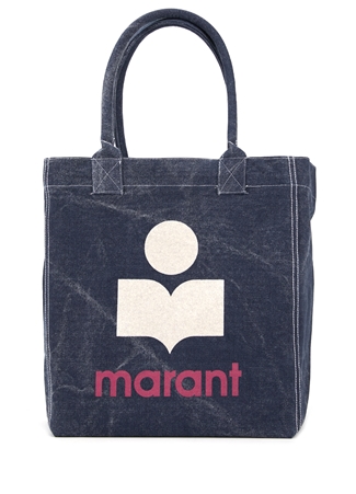 Isabel Marant Kadın Lacivert Logo Detaylı Çanta EU Isabel Marant Kadın Lacivert Logo Detaylı Çanta EU