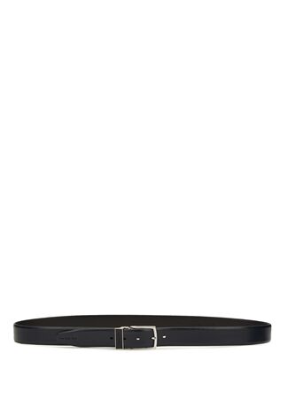 Pal Zileri Erkek Lacivert Deri Kemer 20 EU