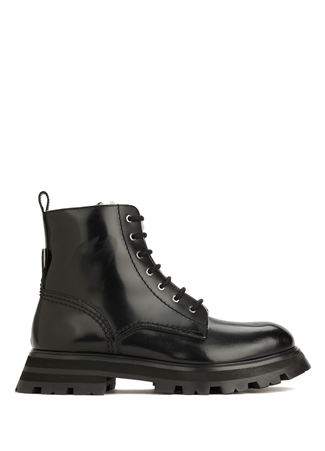 Alexander McQueen Kadın Siyah İçi Peluşlu Deri Bot 36 EU