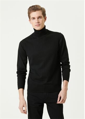 Beymen Club Erkek Siyah Balıkçı Yaka Kazak S EU