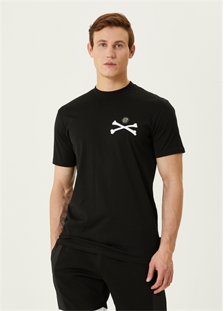 Philipp Plein Erkek Siyah İskelet Baskılı Logo Detaylı T-shirt L EU Philipp Plein Erkek Siyah İskelet Baskılı Logo Detaylı T-shirt L EU