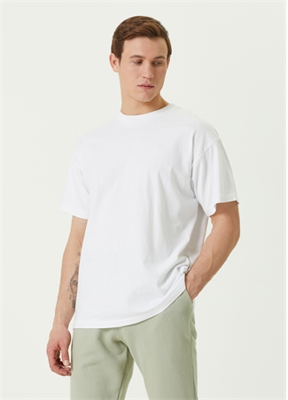 John Elliott Erkek Beyaz Basic T-shirt S Eu