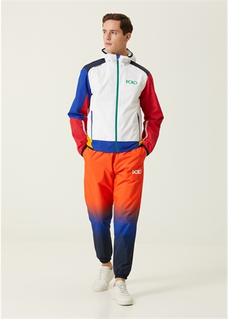 Polo Ralph Lauren Erkek Turuncu Lacivert Degradeli Jogger Pantolon L EU Polo Ralph Lauren Erkek Turuncu Lacivert Degradeli Jogger Pantolon L EU