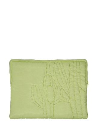 The Grannie Kadın Münteha Yeşil Nakışlı Laptop Çantası EU