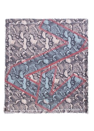 Zadig&Voltaire Kadın Siyah Krem Desenli Şal EU