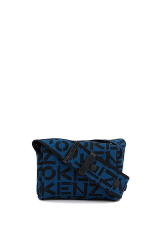 Kenzo Kadın Lacivert Logo Jakarlı Çanta EU