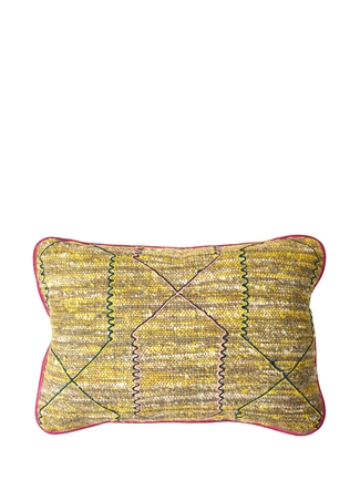 Karum Bej 60x40 cm Hasır Dekoratif Yastık Çok Renkli Karum Bej 60x40 cm Hasır Dekoratif Yastık Çok Renkli