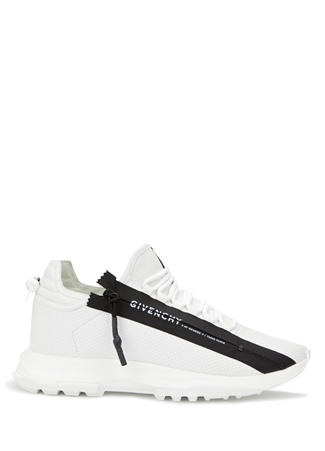 Givenchy Erkek Beyaz Logolu Fermuar Detaylı Deri Sneaker Siyah 40 EU Givenchy Erkek Beyaz Logolu Fermuar Detaylı Deri Sneaker Siyah 40 EU